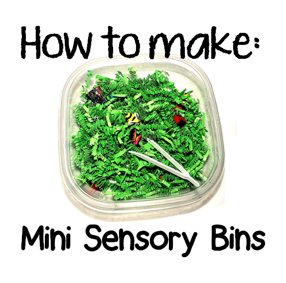How to Make a Mini Sensory Bin - Homeschool Story