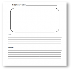 FREE Science Notebooking Pages